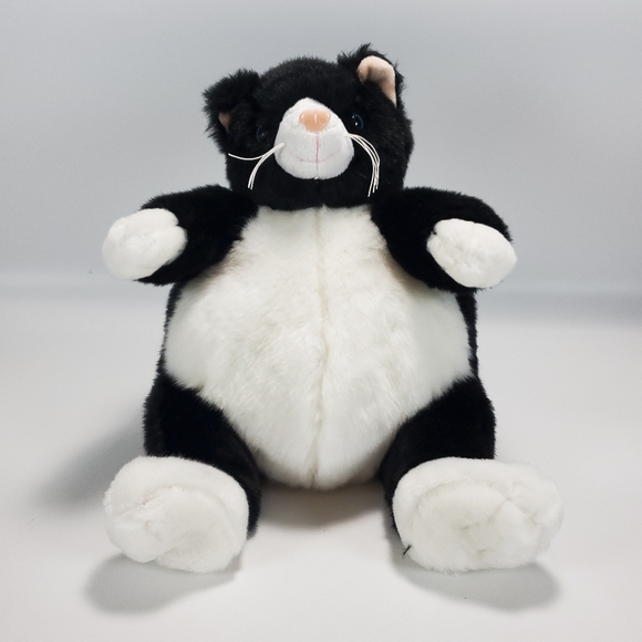Unipak | Toys | Unipak Black White Plumpee Cat 9 Inch Plush | Poshmark
